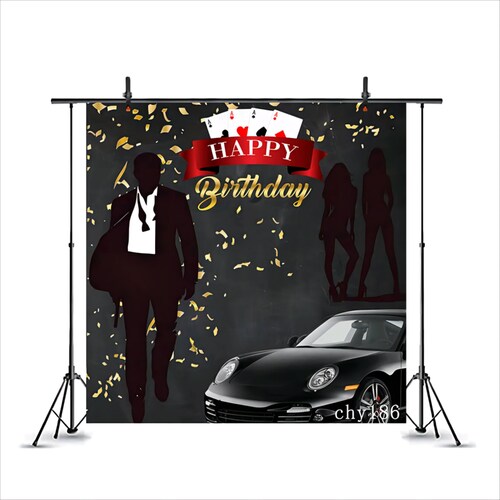 007 Birthday Backdrop Custom James Bond Step and Repeat - Etsy Canada