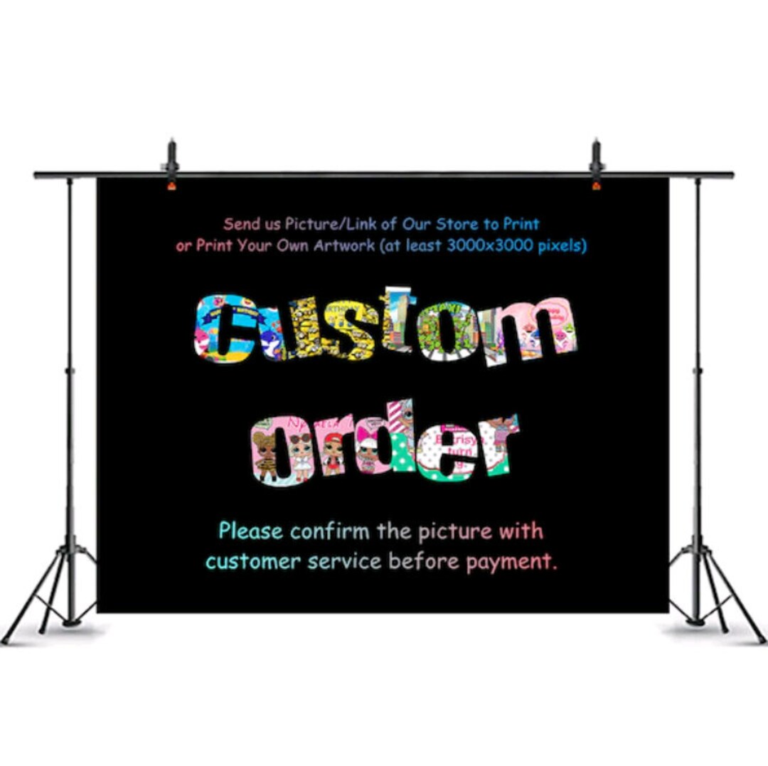 Custom Photo Backdrop: Personalized Cartoon Film Background - Etsy