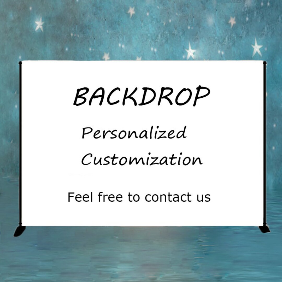Personalized Customization Electronic File for Backdrops Dessert Table ...