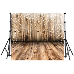 Old Wood Glitter Backdrop Vintage Background Backdrops for Photography ...