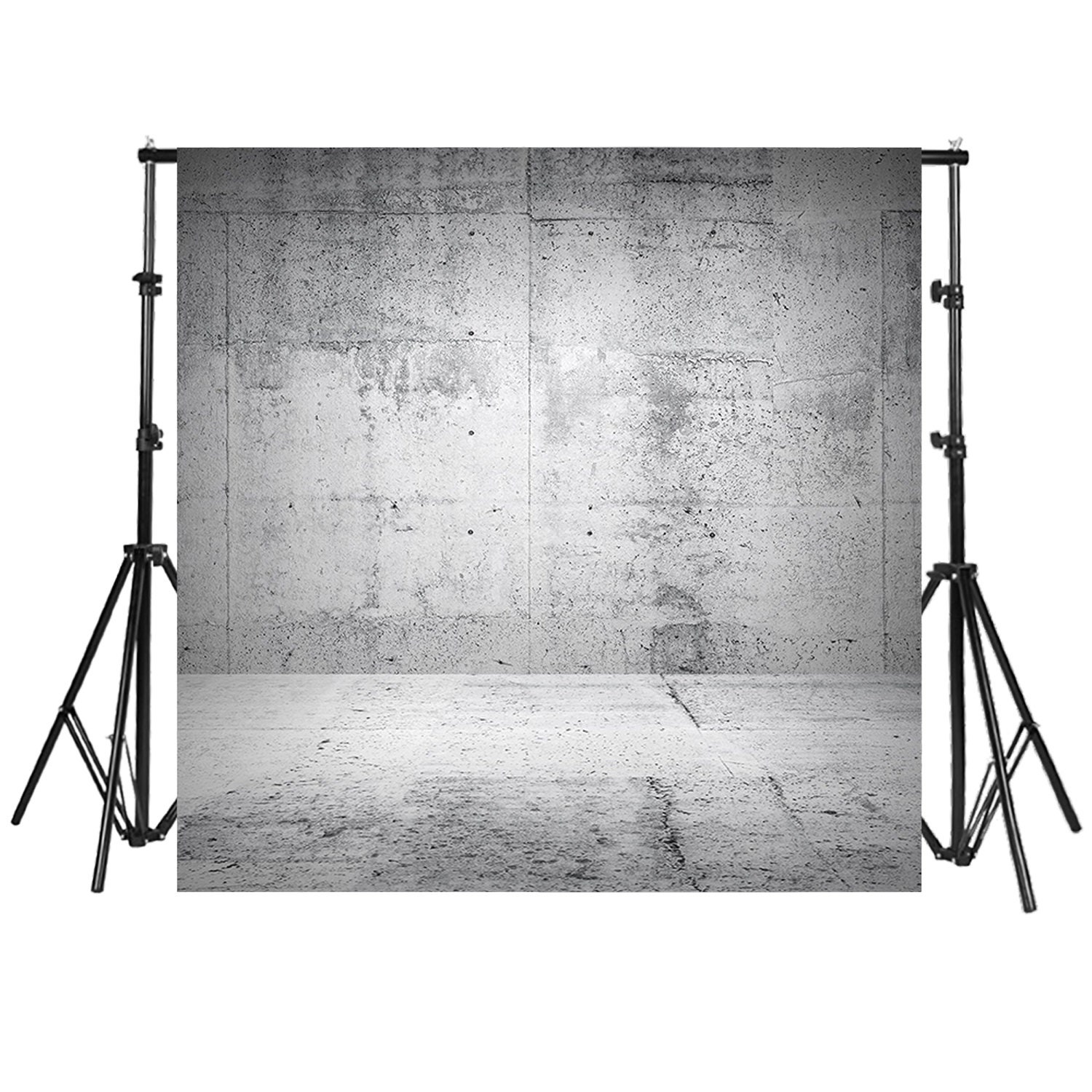 Grey Concrete Wall Floor Backdrop Grunge Background Printed - Etsy