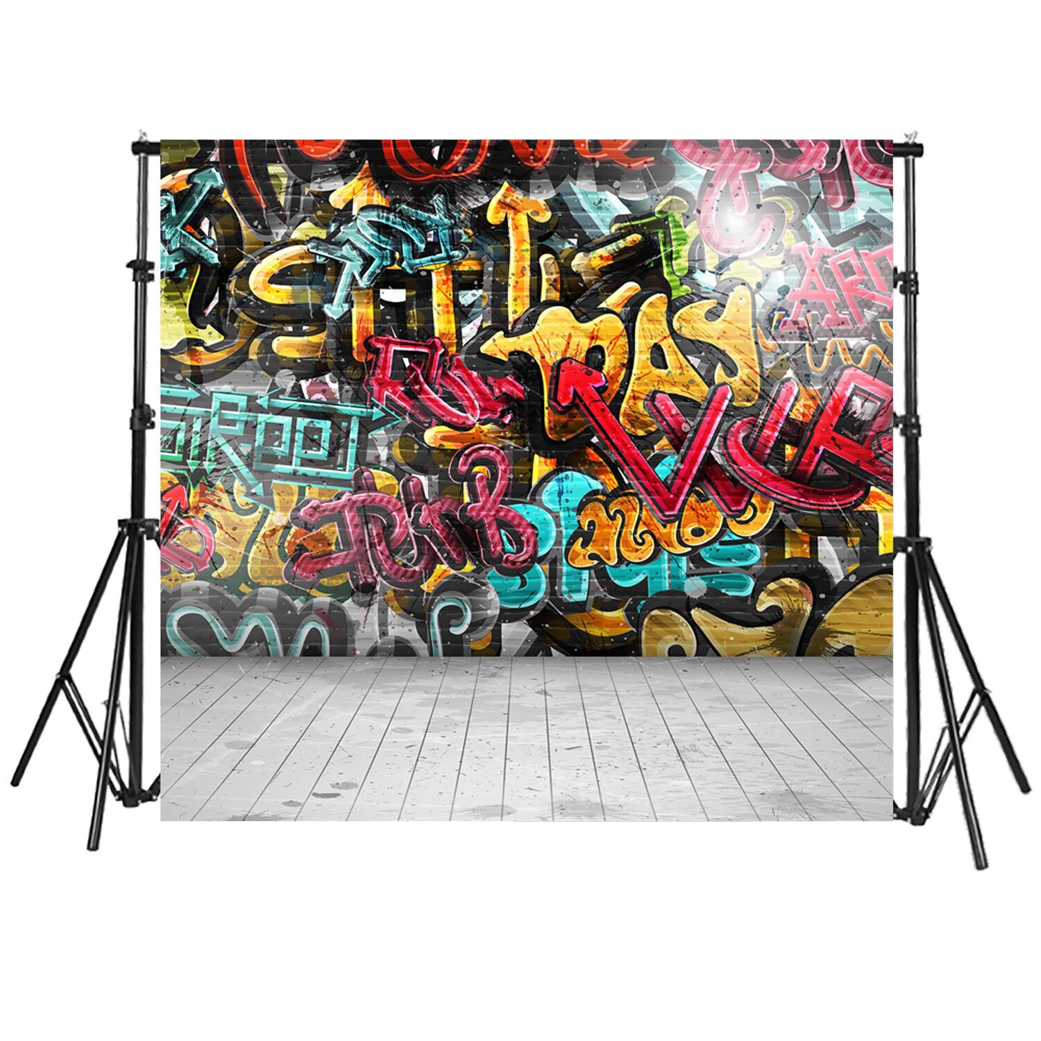 Graffiti Backdrop Wall Floor Photography Background Backdrops | Etsy