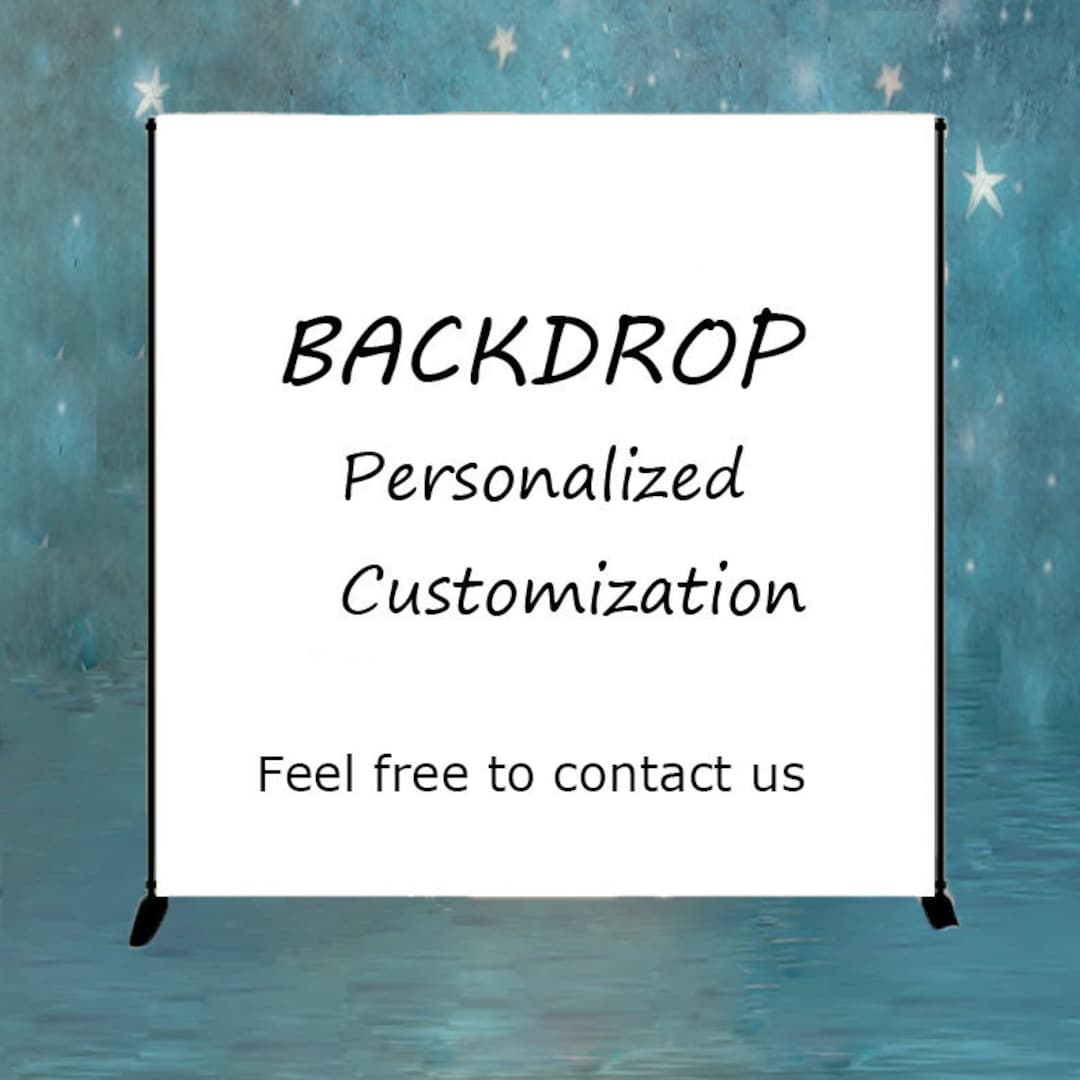 Backdrop Design Personalized Customization Background of Photograph ...