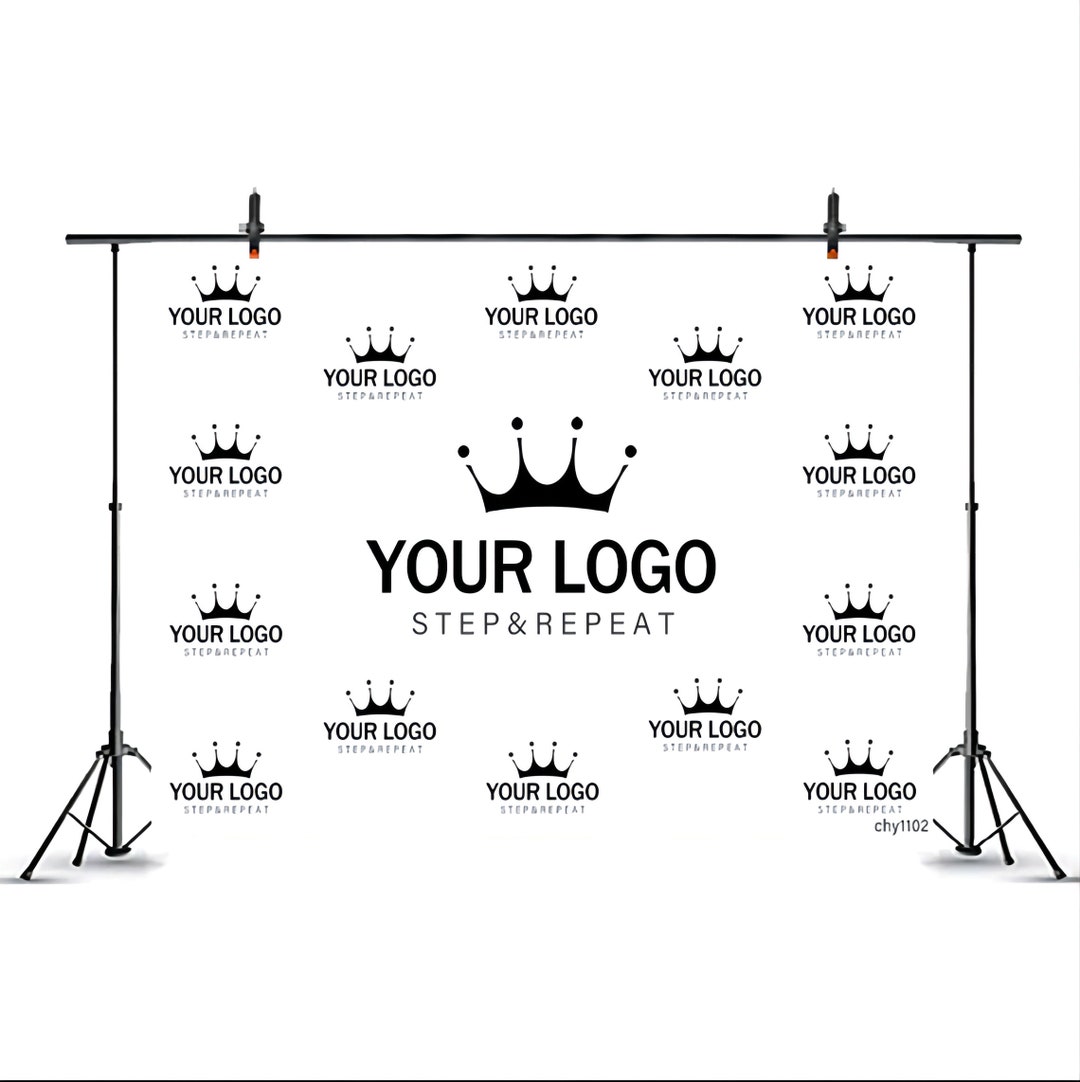 Custom Logo Backdrop,personalized Step and Repeat Style Printed ...