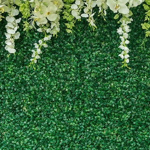 Grass Backdrop for Photography Backdrops Grass Wall With Flowers ...