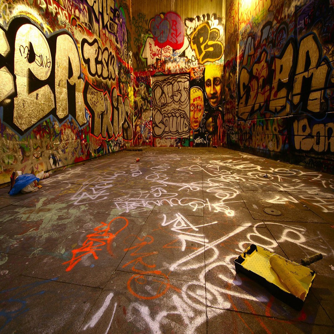 Amazing Graffiti Backdrop Wall Floor Photography Background - Etsy