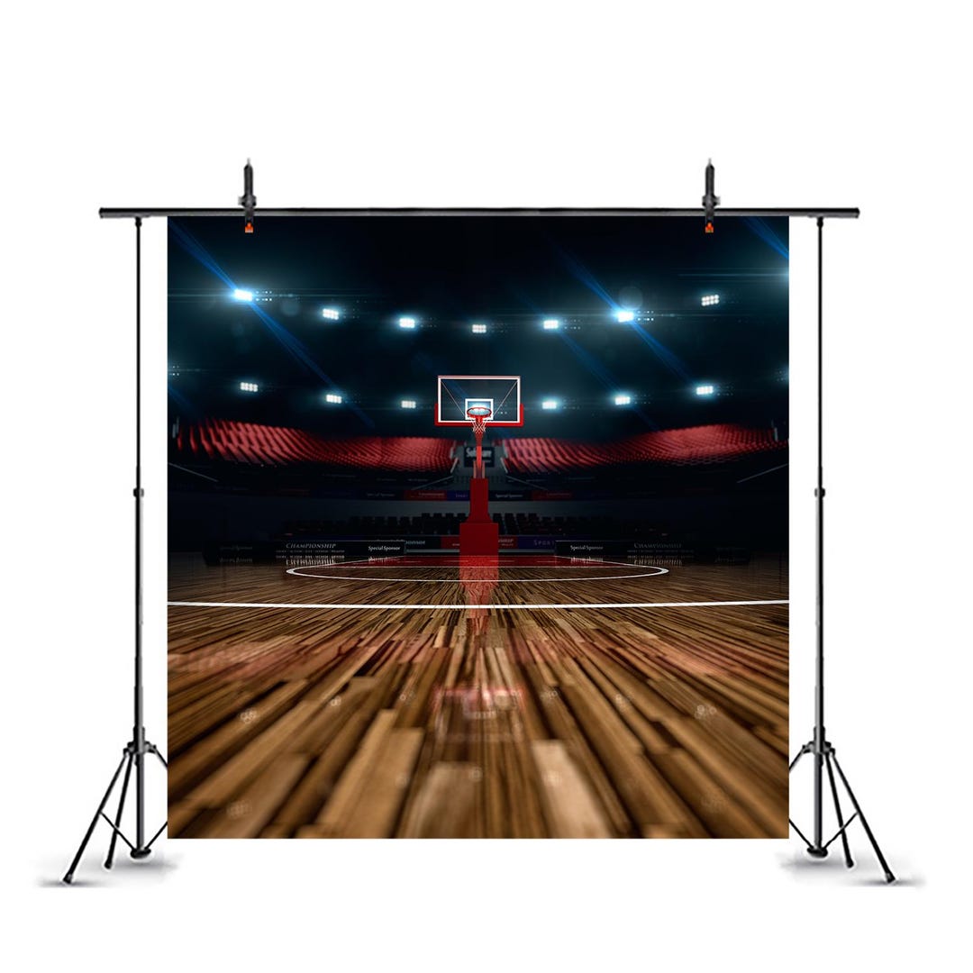 Basketball Court Backdrop- Sport Arena ,backboard,sports Studio ...