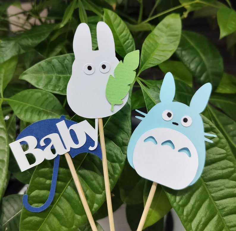 12 Pcs My Neighbor Tororo Party Decoration. Forest Spirit Totoro ...