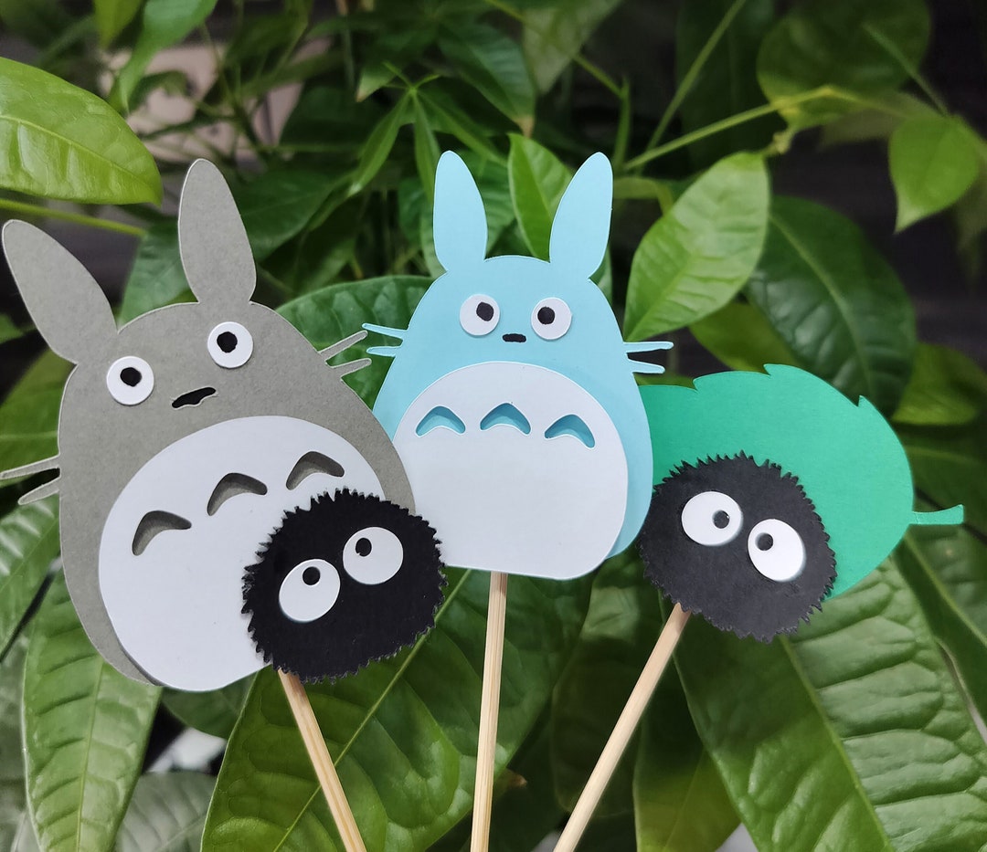 12 Pcs My Neighbor Tororo Party Decoration. Forest Spirit Totoro ...