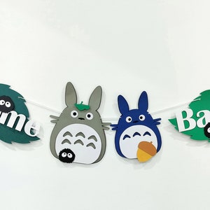 My Neighbor Totoro Inspired Baby Shower Decor Welcome Baby Banner ...