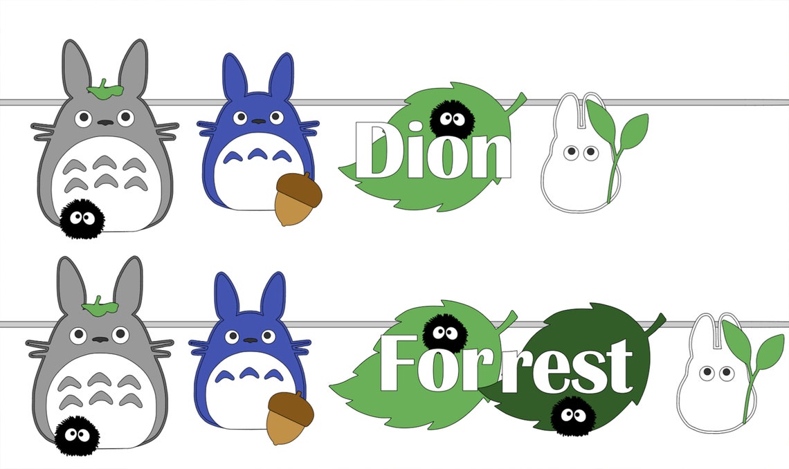 My Neighbor Totoro Inspired Baby Shower Decor Welcome Baby Banner ...