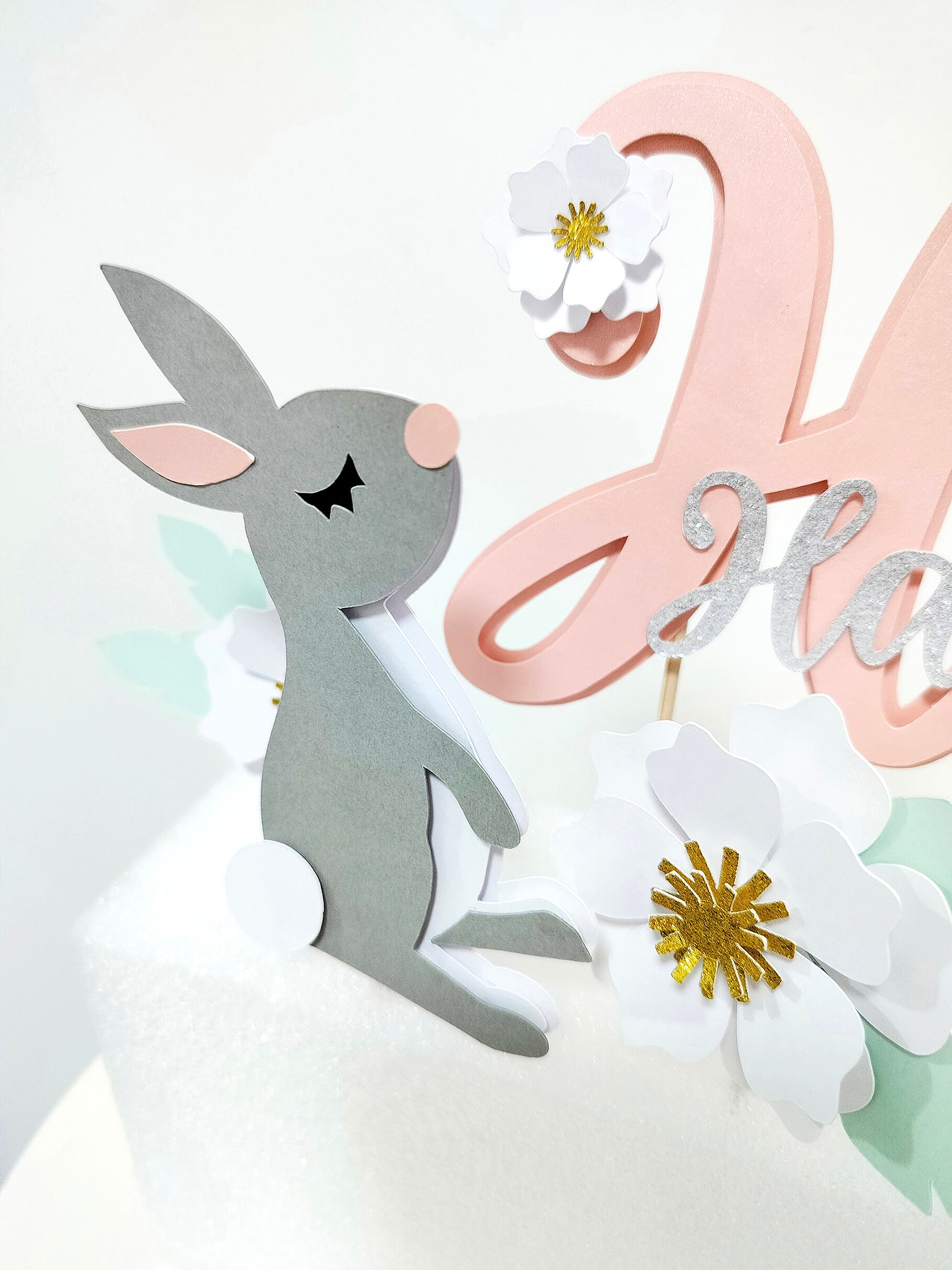 Sweet Little Bunny Cake Topper Set. Some Bunny is One Party - Etsy