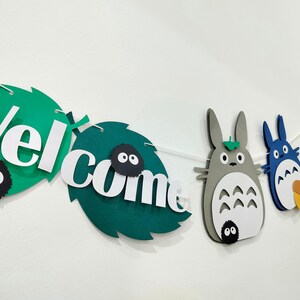 My Neighbor Totoro Inspired Baby Shower Decor Welcome Baby Banner ...