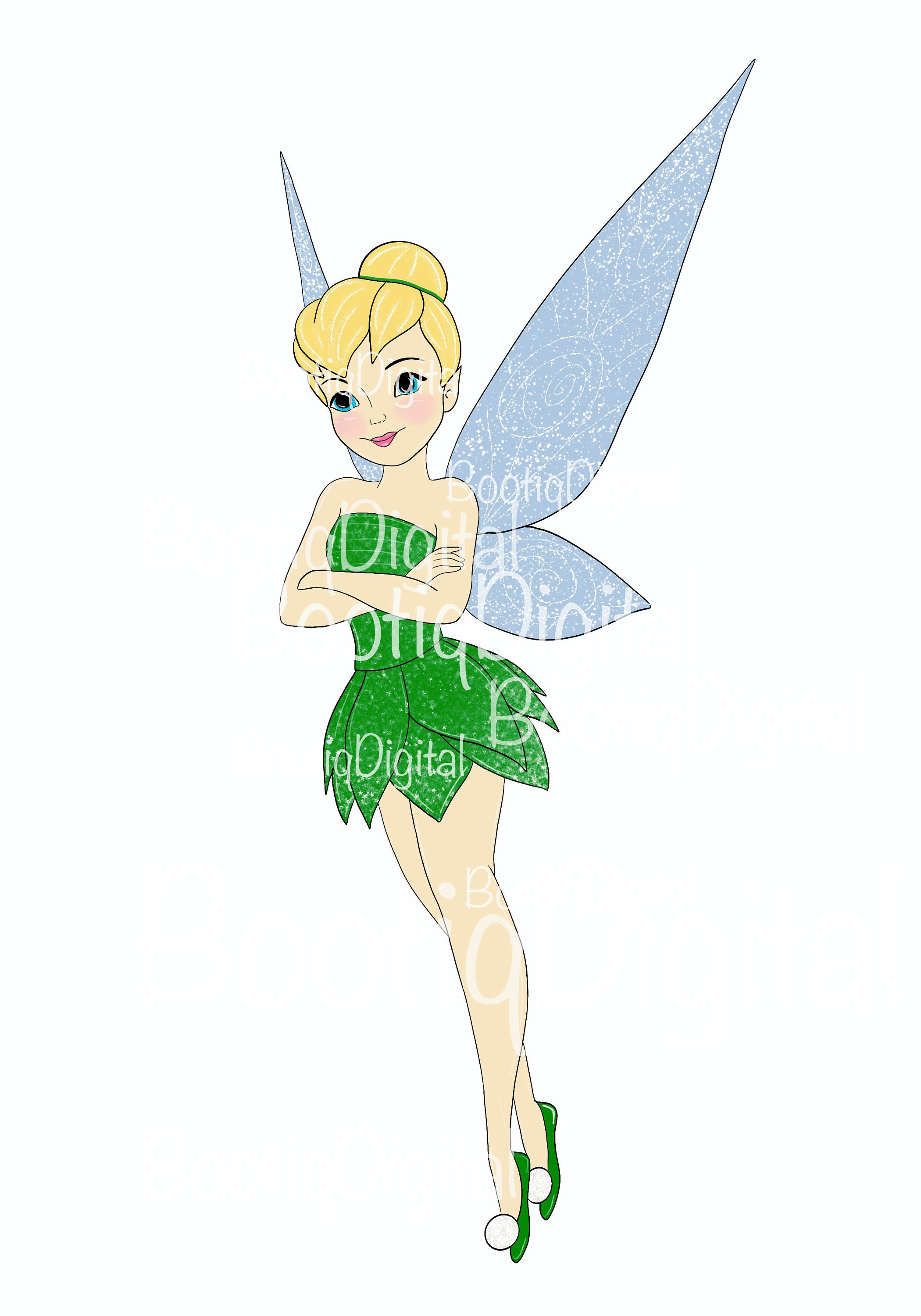 Tinkerbell Flying Png