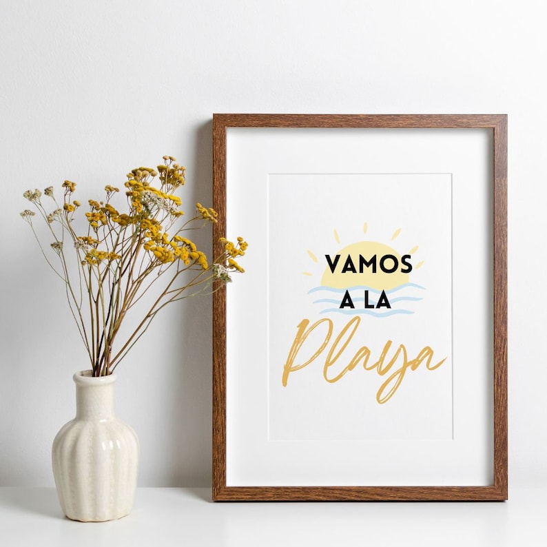 Vamos a La Playa SVG and PDF - Etsy