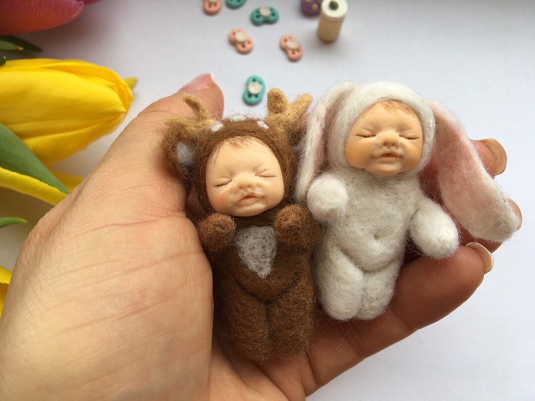 Mini Baby Doll/micro Baby Doll/miniature Baby Animals/mini - Etsy