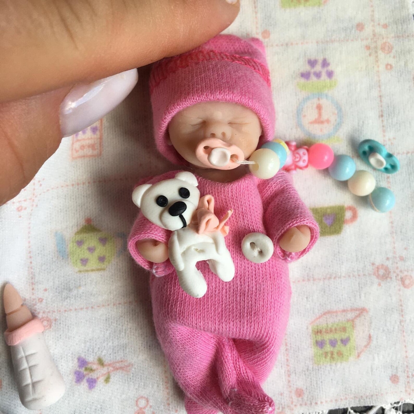 Miniature Babytiny Babyooak Doll Miniaturedoll - Etsy