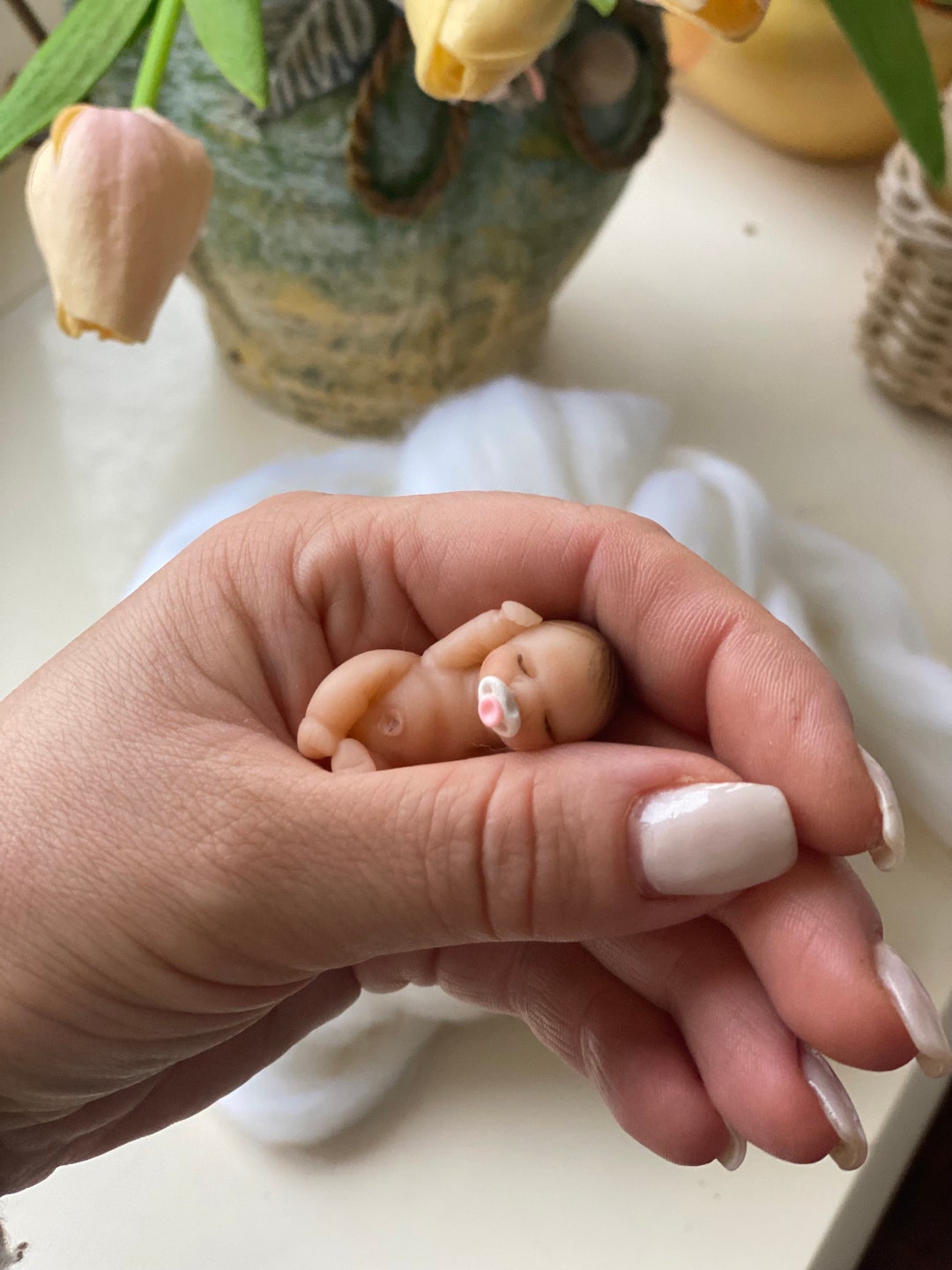 Miniature Sculpture Baby ,mini Baby, Micro Baby - Etsy