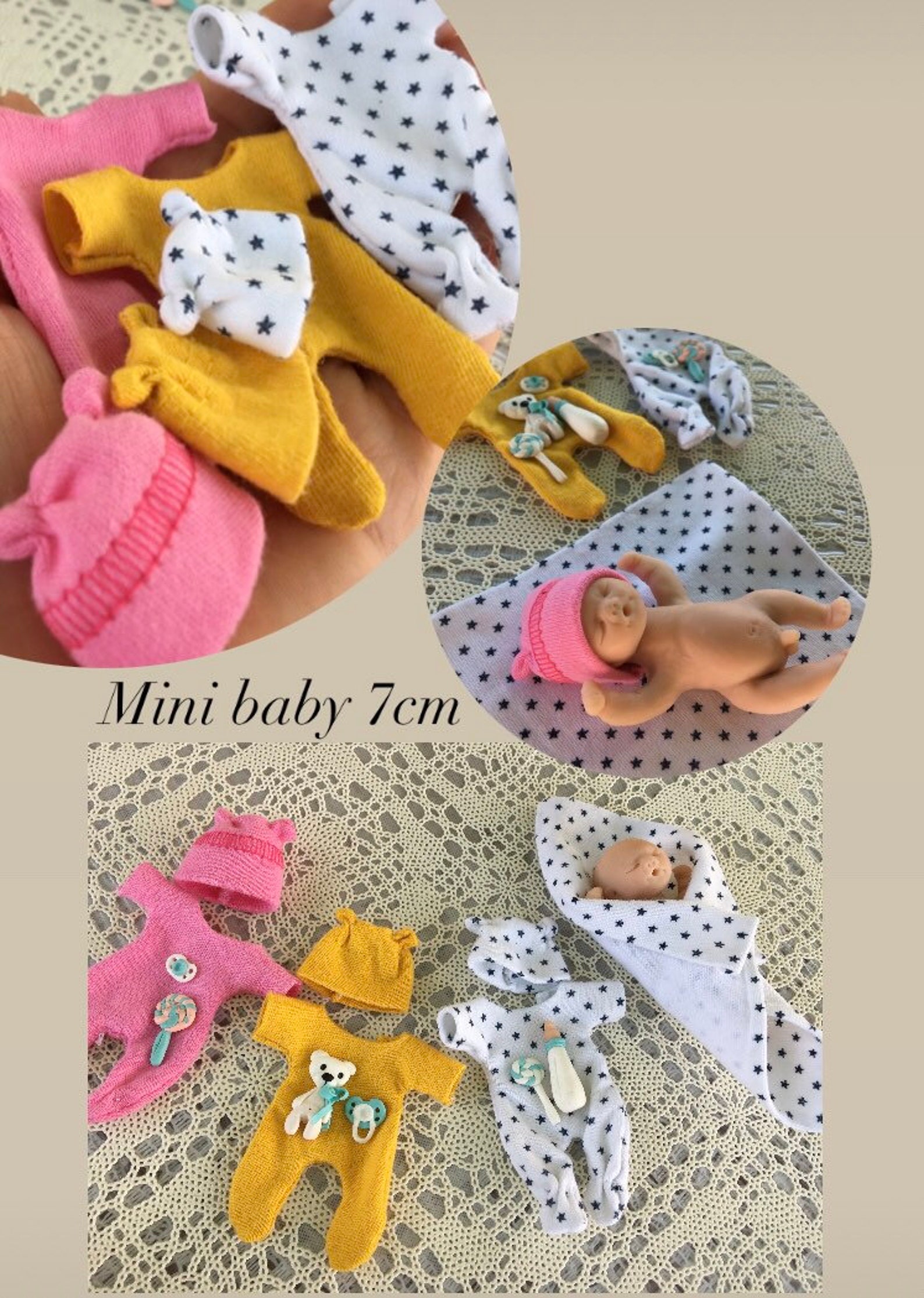 Micro Clothes Babytiny Babyooak Doll Miniaturedoll - Etsy