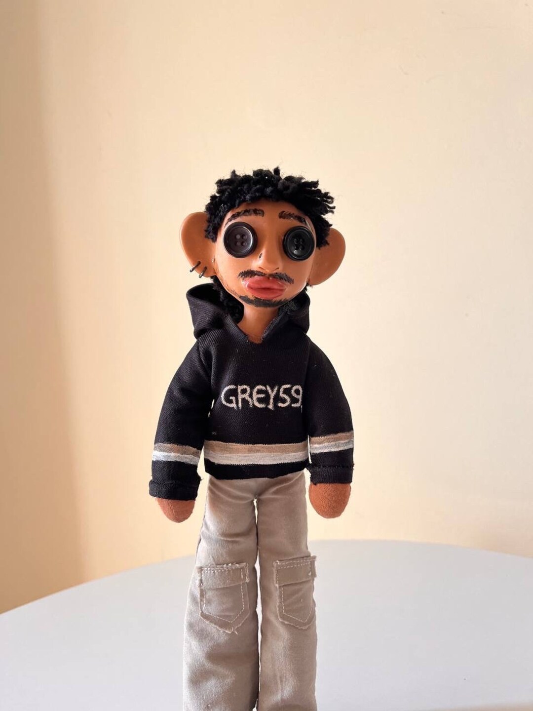 Coraline Hand Made Doll,coraline Doll,mini Me Doll,art Doll ...