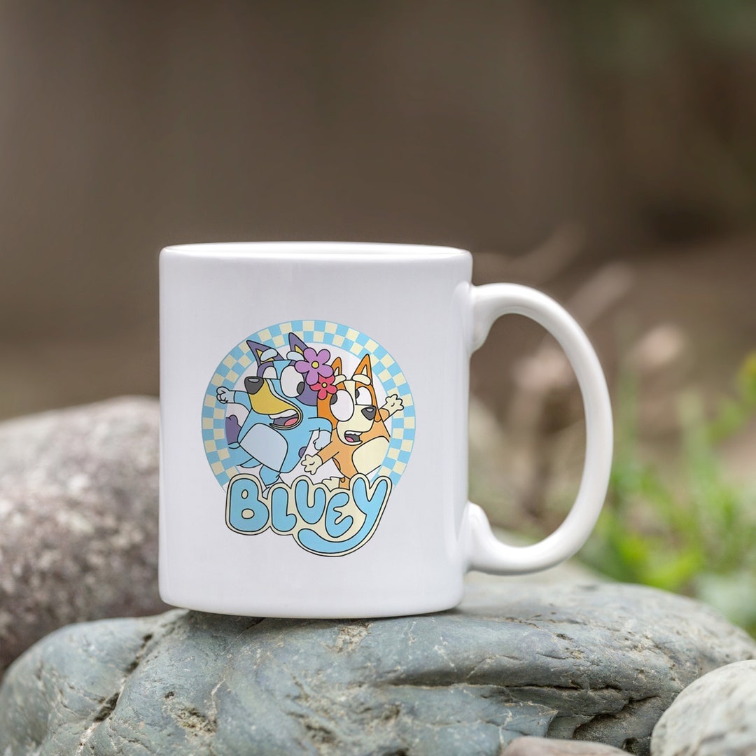 Bluey Mug, Custom Bluey Family Mug, Bluey Birthday Mug, Bluey Coffee ...