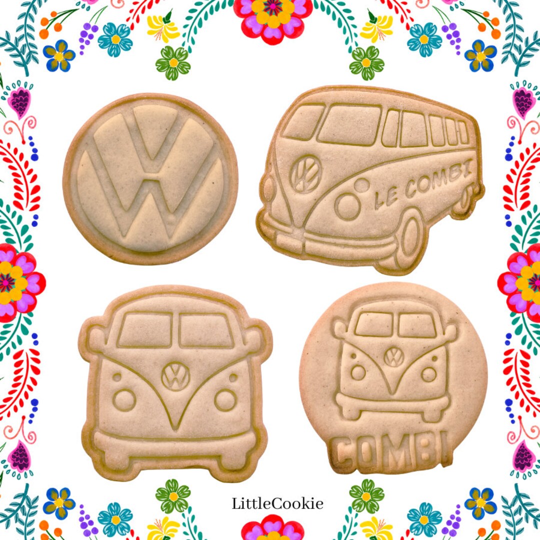 Cookie Stamp Combi Truck Cookie Cutter Year 50 - Etsy