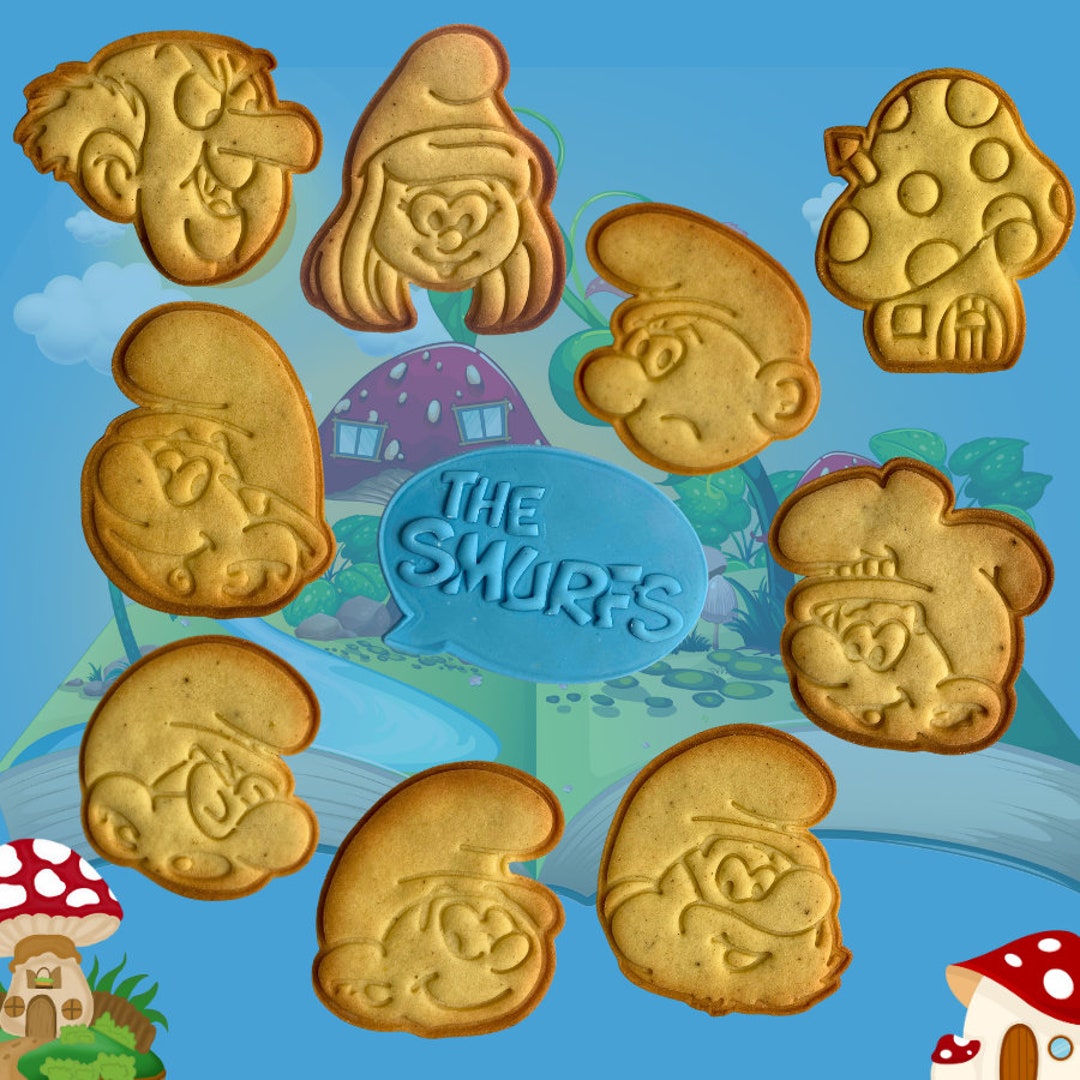 Smurfs Cookie Cutter the Smurfs - Etsy