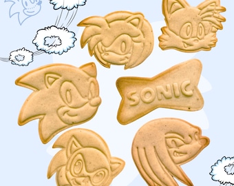 Sonic Tails & Knuckles Cookie Cutter Set - Etsy