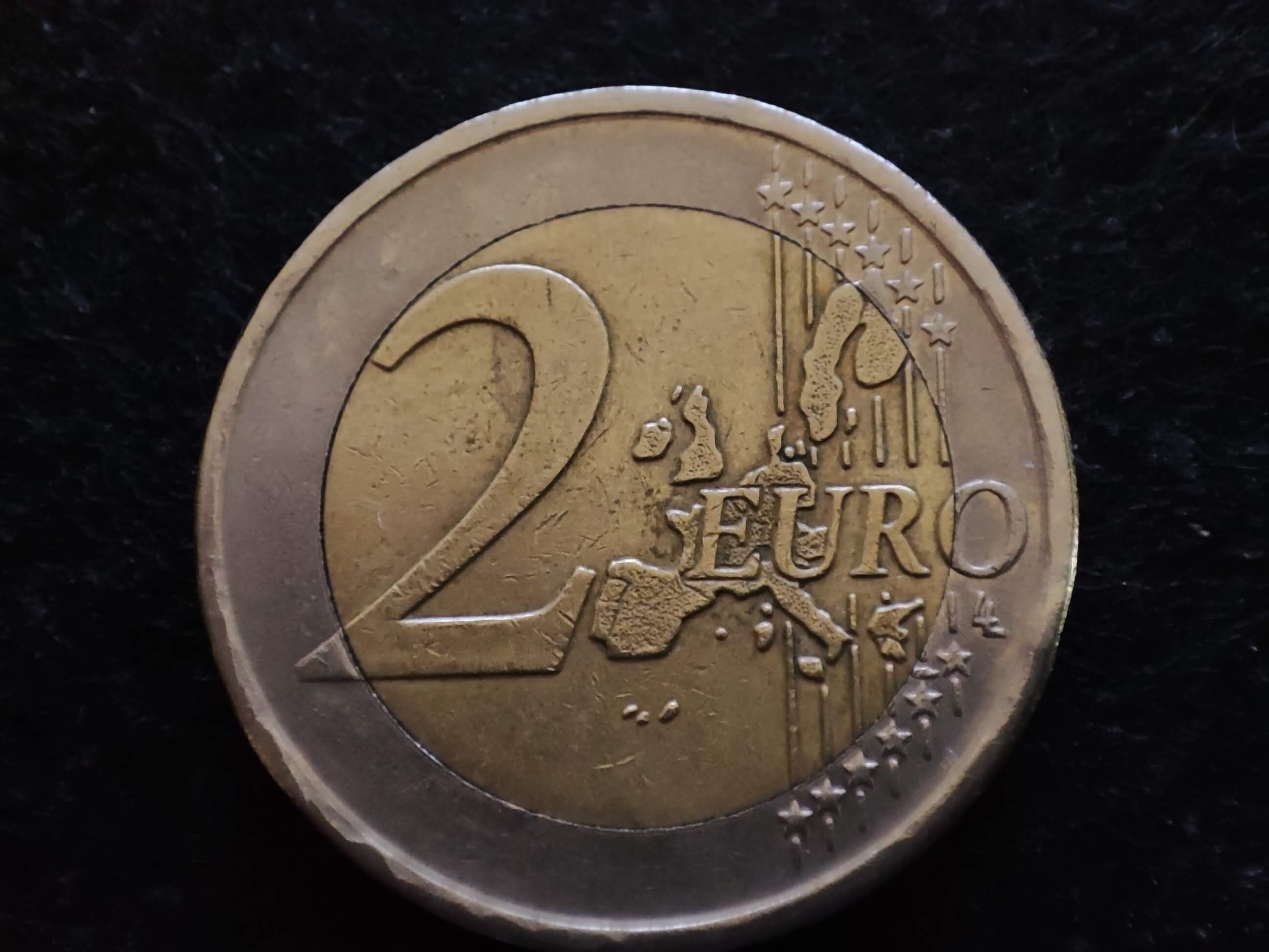 Rare Coin, 2 Euro Coin 2002 With S in Star, 2002 Greece, Greek 2002 ...