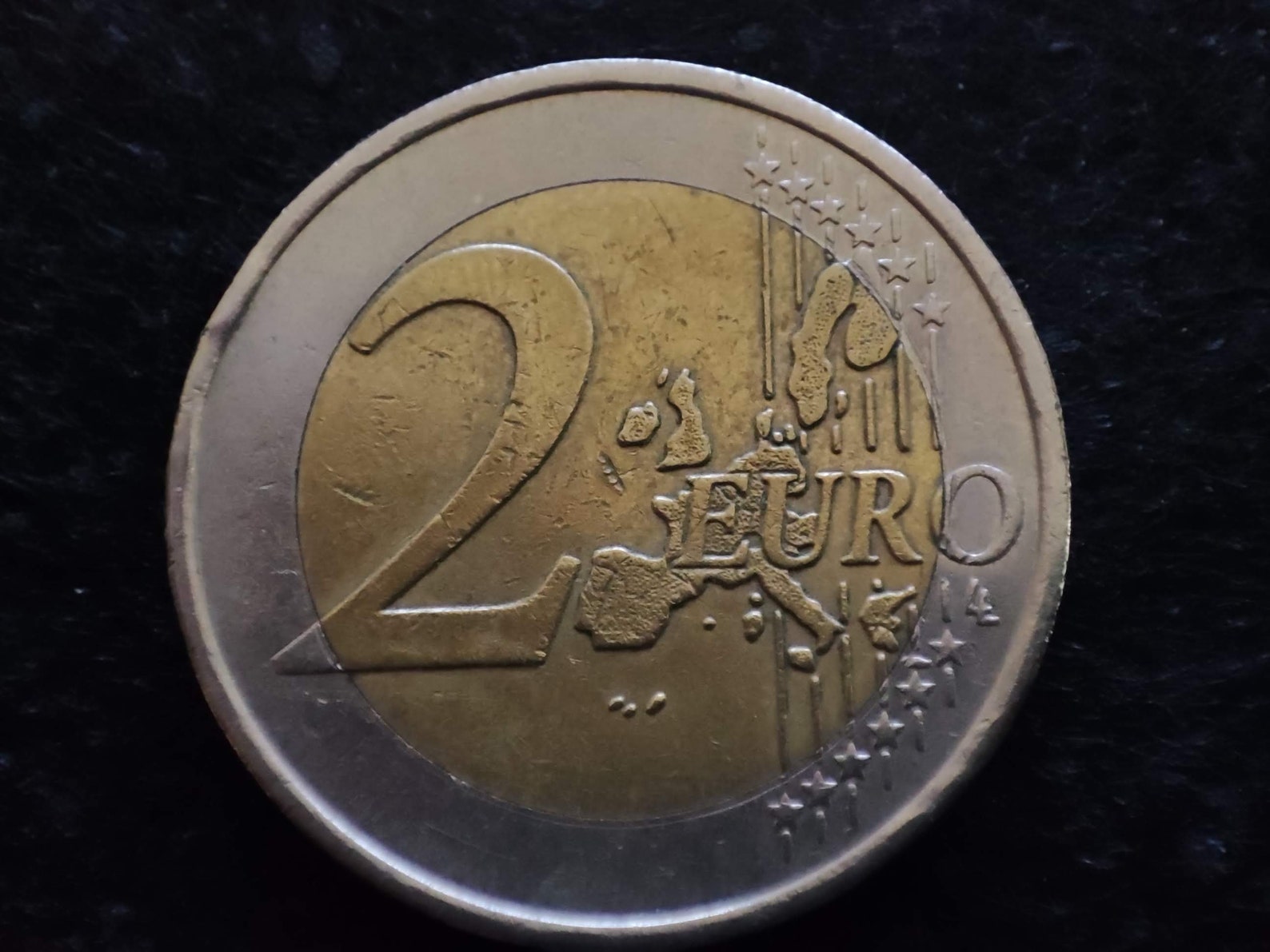 Rare Coin, 2 Euro Coin 2002 With S in Star and Mint Error, 2002 Greece ...