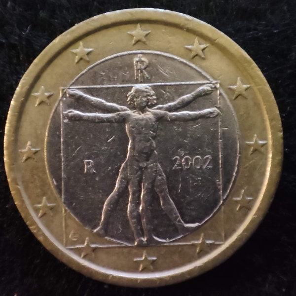 Rare 1 euro coin 2002 italia - Etsy België