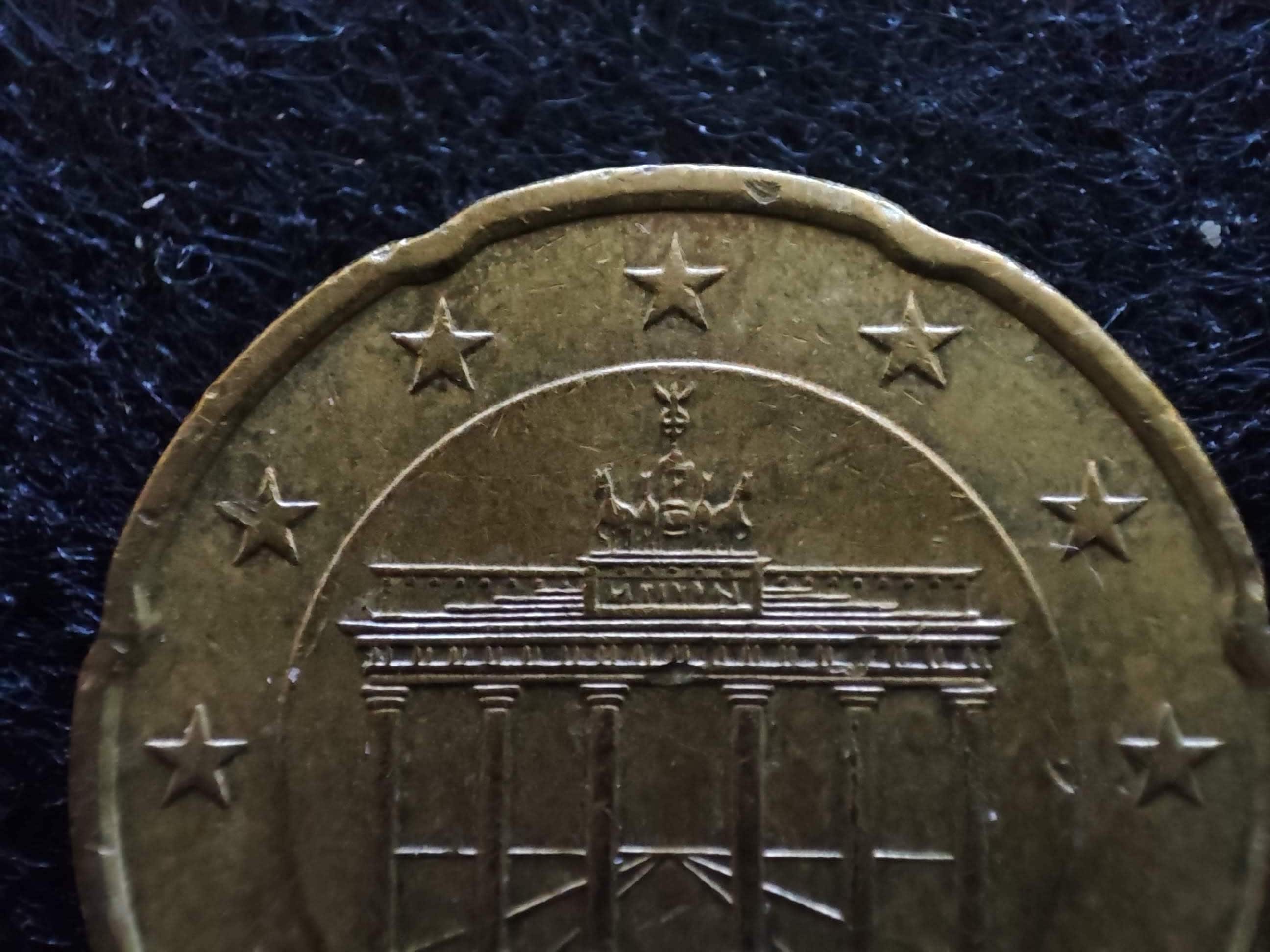 Moneta rara, moneta da 20 centesimi 2002 J Germania, Germania 2002 ...