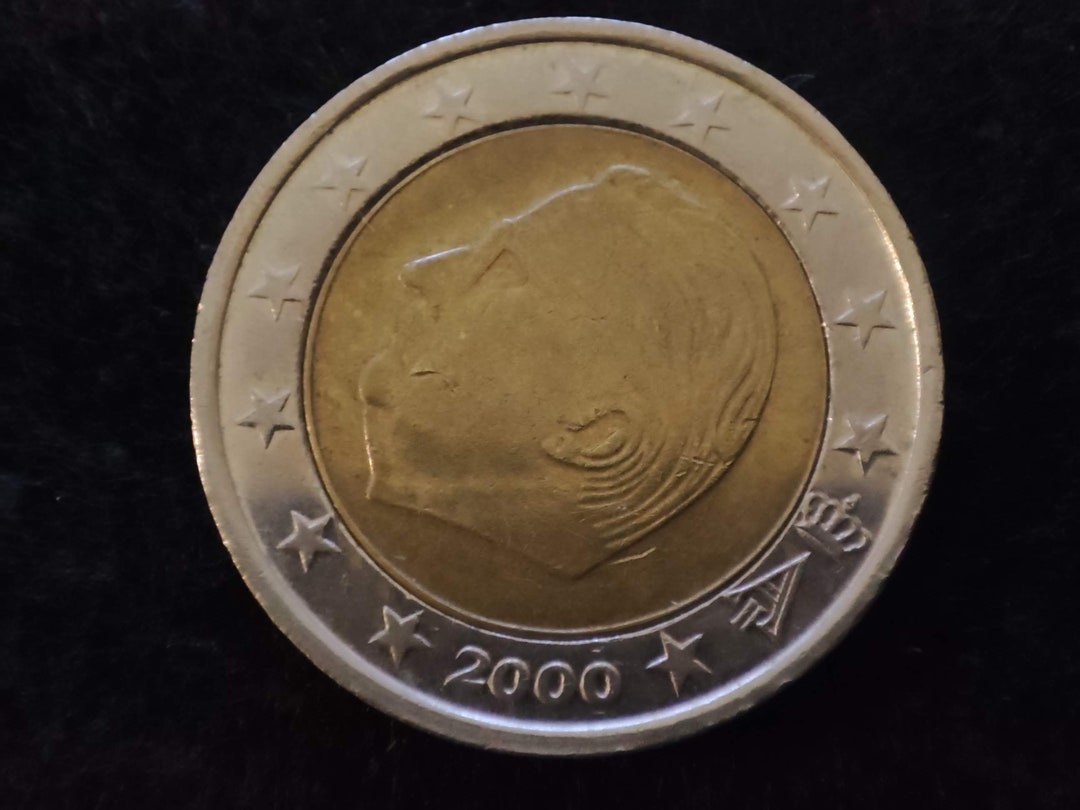 Moneda rara, moneda de 2 euros 2000 Bélgica Alberto II, Bélgica 2000 ...