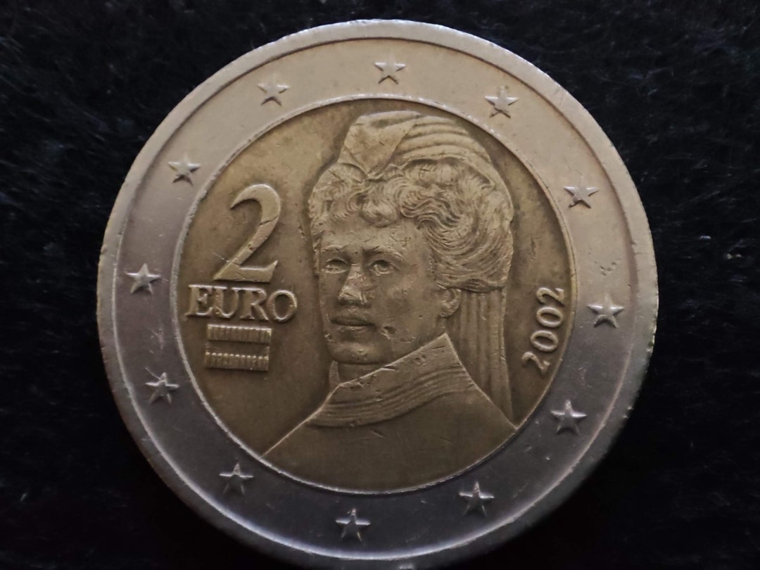 Pi ce Rare Pi ce De 2 Euros 2002 Bertha Von Suttner Autriche Pi ce Pi ce Rare Pi ce De 2 Euros 2002 Bertha Von Suttner Autriche Pi ce