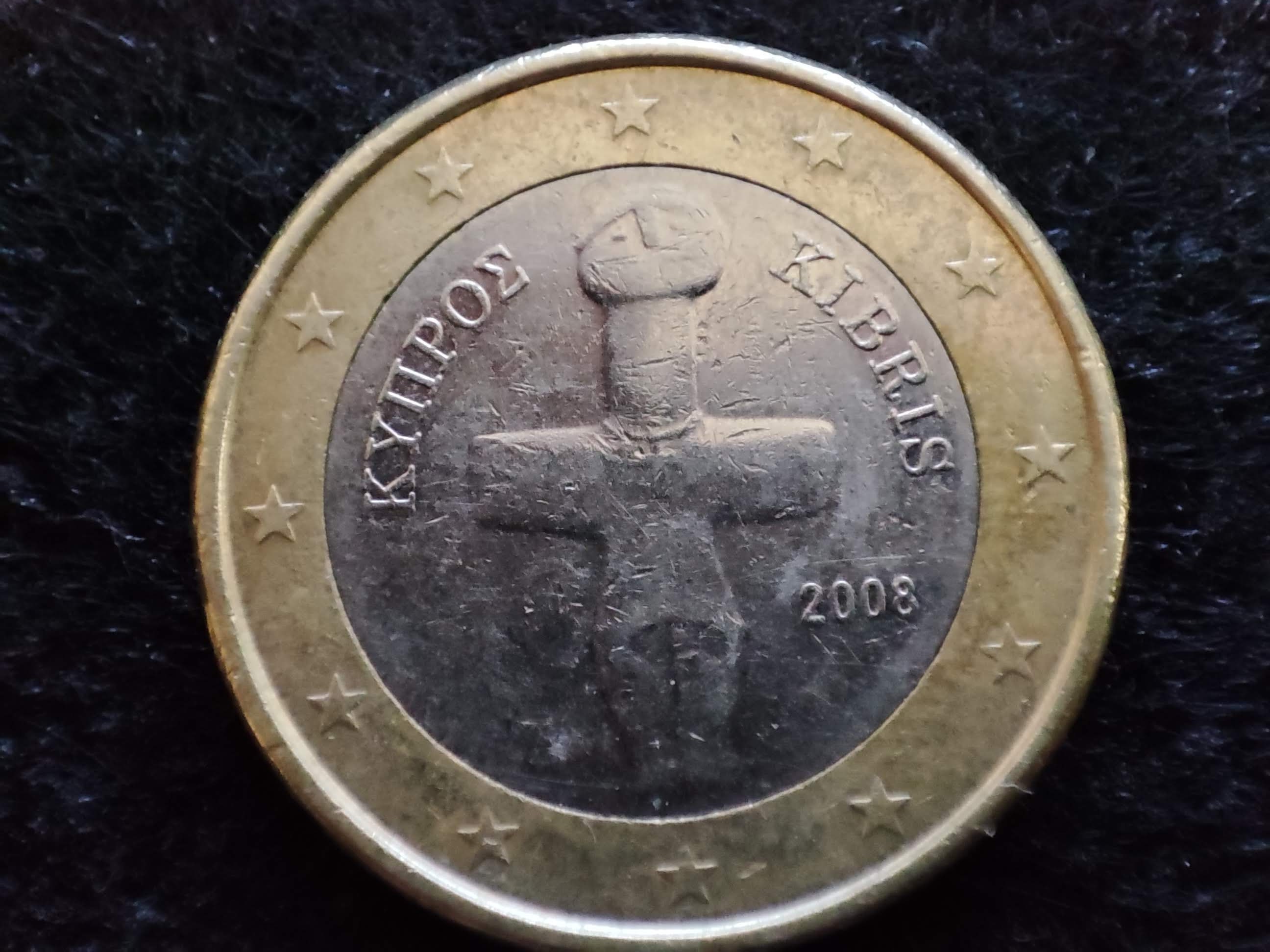 Pièce rare, 1 euro 2008 Chypre, Chypre 2008, pièce en euro, cadeau de collection - Etsy France