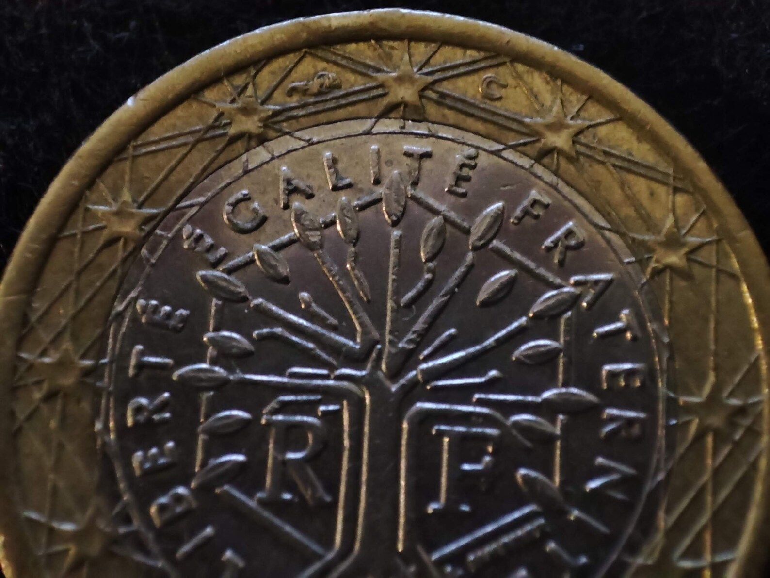 Rare Coin, 1 Euro Coin 2001 France C, France 2001 Euro Coin, Mint Error ...