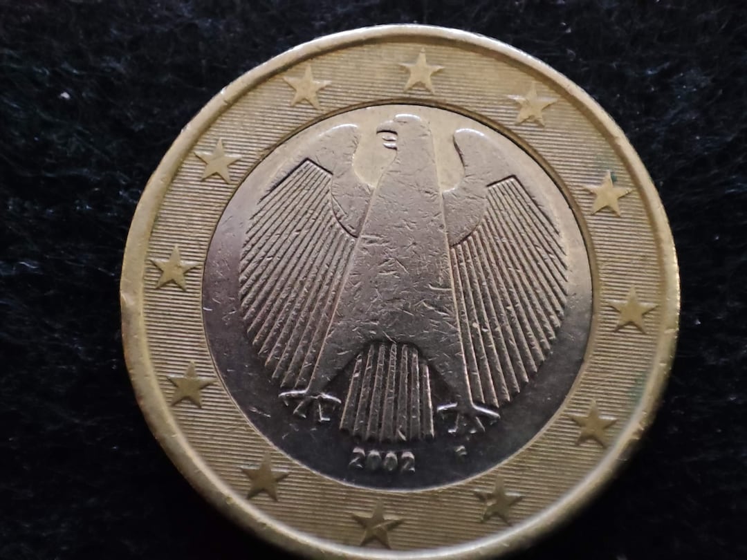 Zeldzame munt, 1 euromunt 2002 Duitsland F, 2002 Duitsland munt, Duitse ...