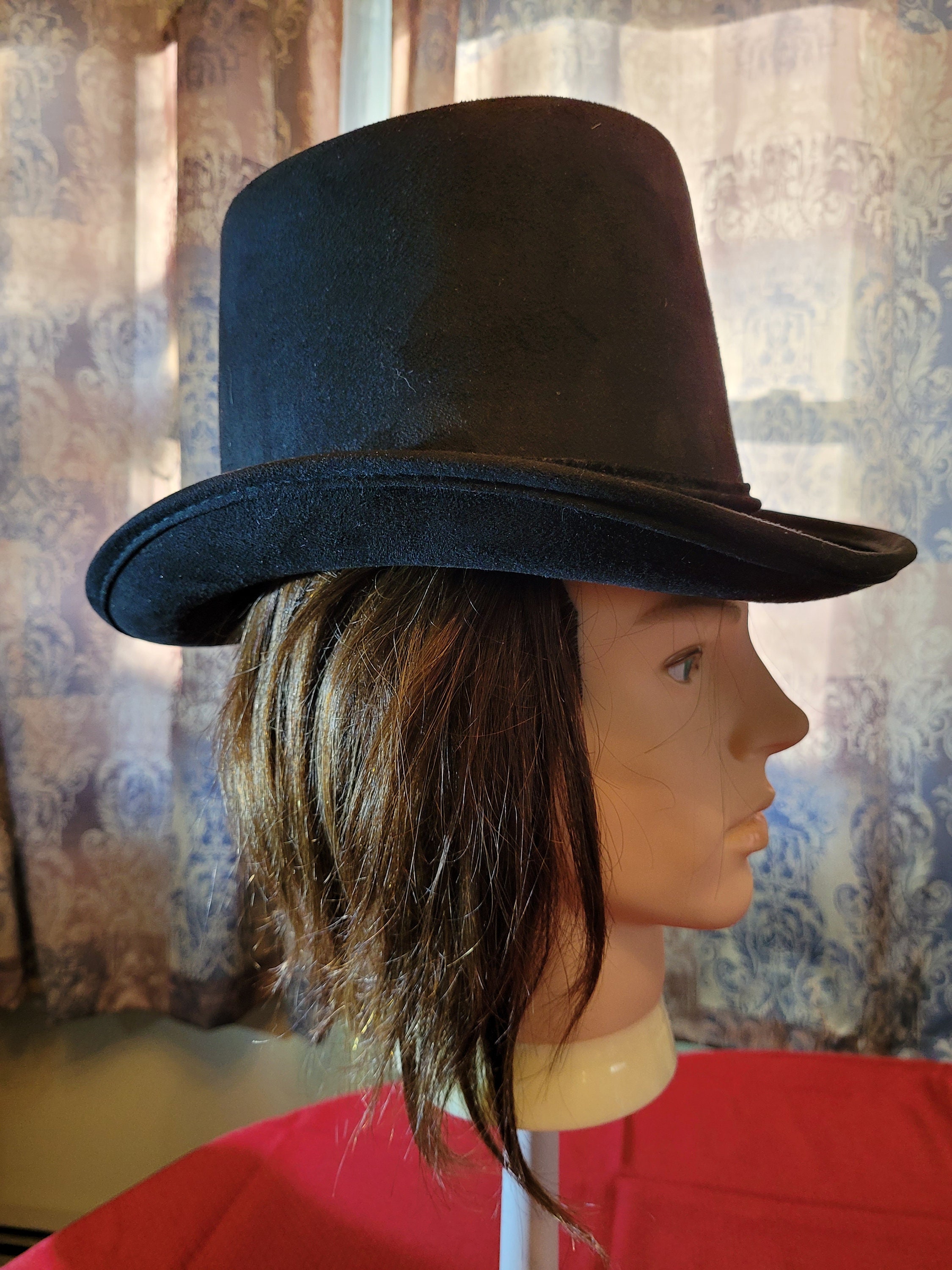 Men's Coachman Top Hat in Black - Etsy