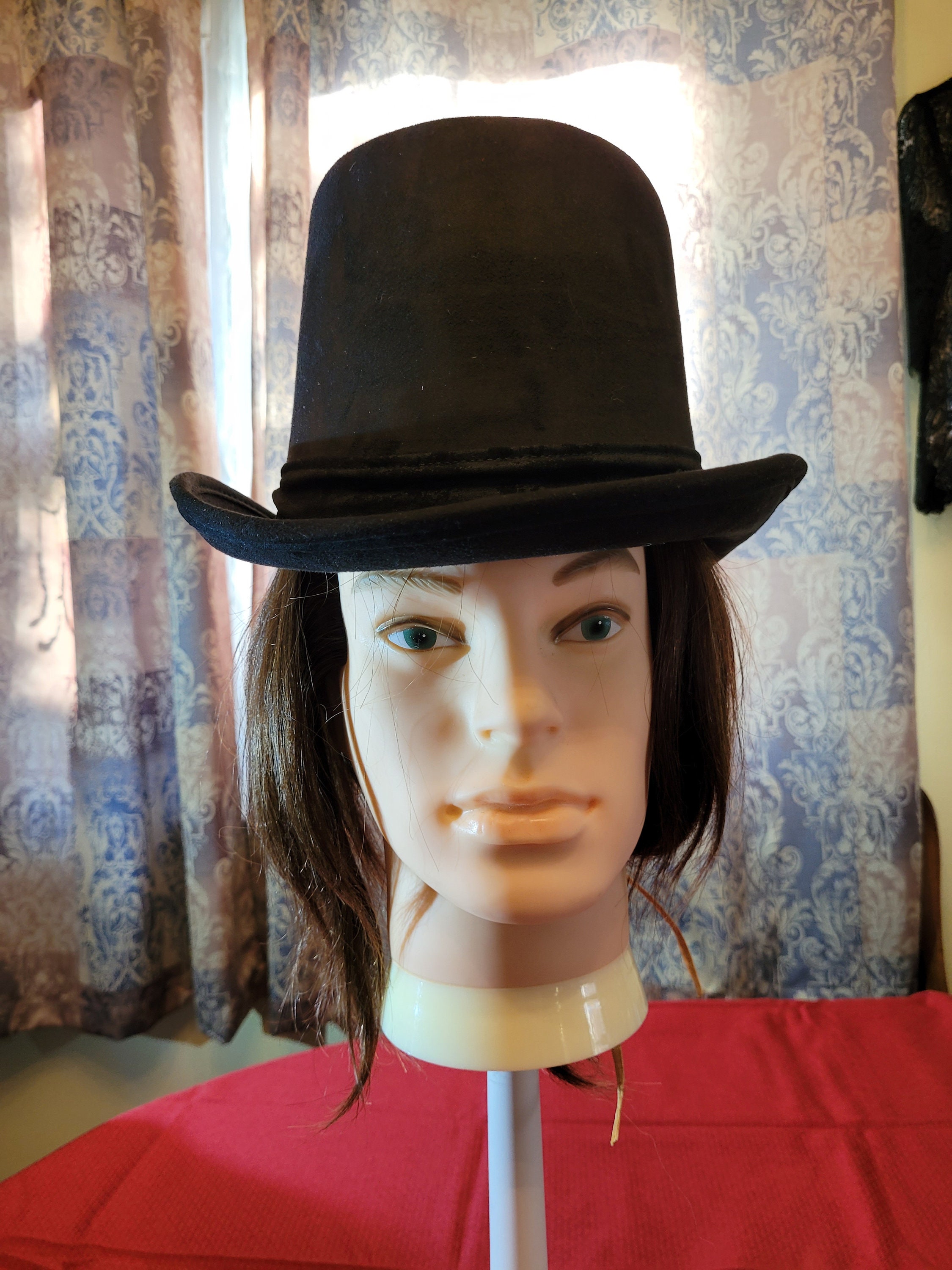 Men's Coachman Top Hat in Black - Etsy