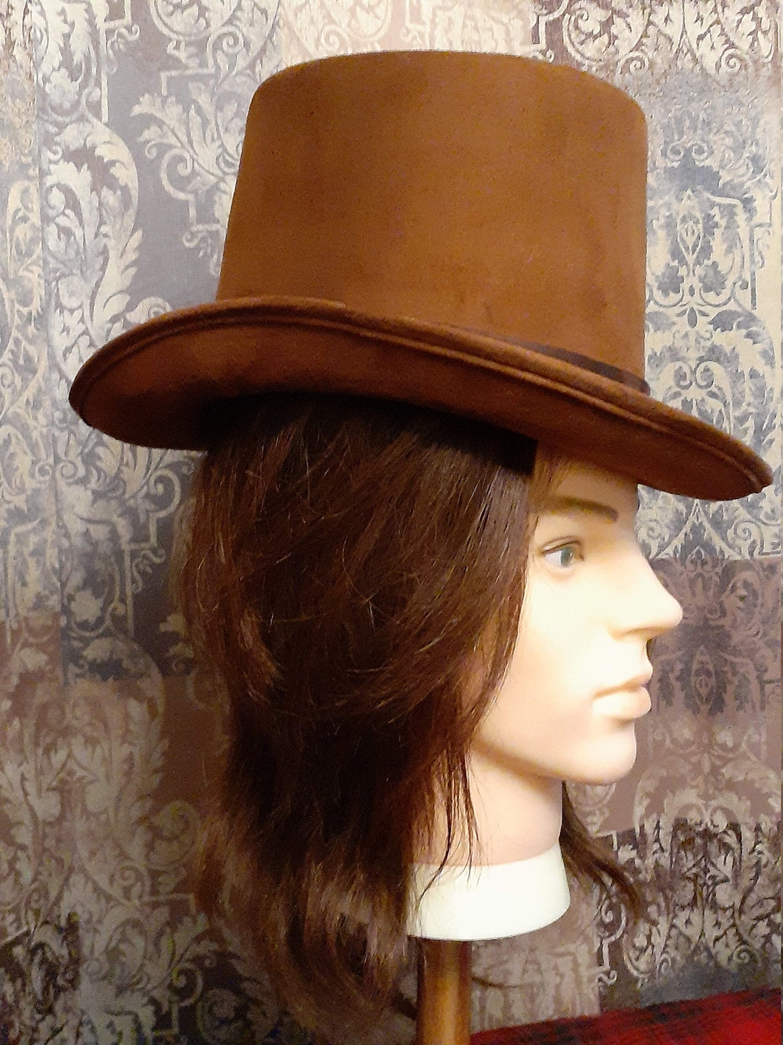 Men's Coachman Top Hat (brown) - Etsy