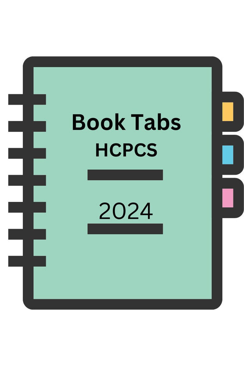 Book Tabs HCPCS Level II Book 2024 - Etsy