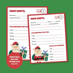 Christmas Wish List Printable | Teacher Christmas Wish List | Printable ...