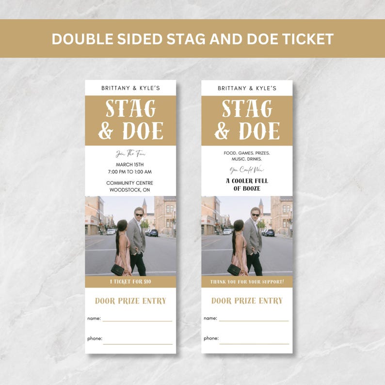Stag & Doe Ticket | Buck and Doe Tickets | Jack and Jill | Buck and Doe ...