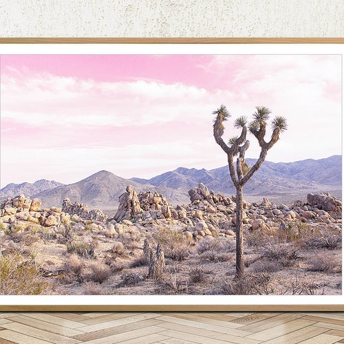 Desert Print Joshua Tree Printable Art Southwestern Decor | Etsy