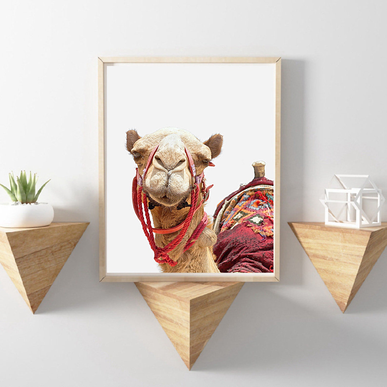 Camel Print Desert Animal Print Camel Wall Art Boho Prints | Etsy