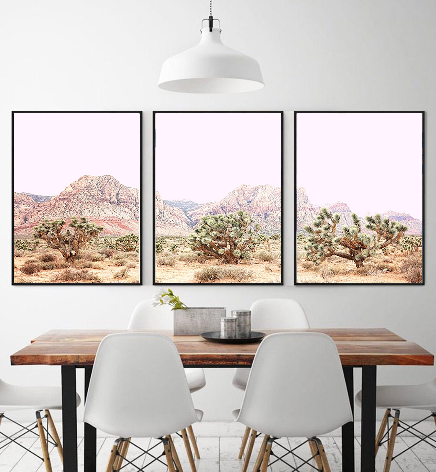 Set of 3 Desert Prints Joshua Tree Print Arizona Desert - Etsy