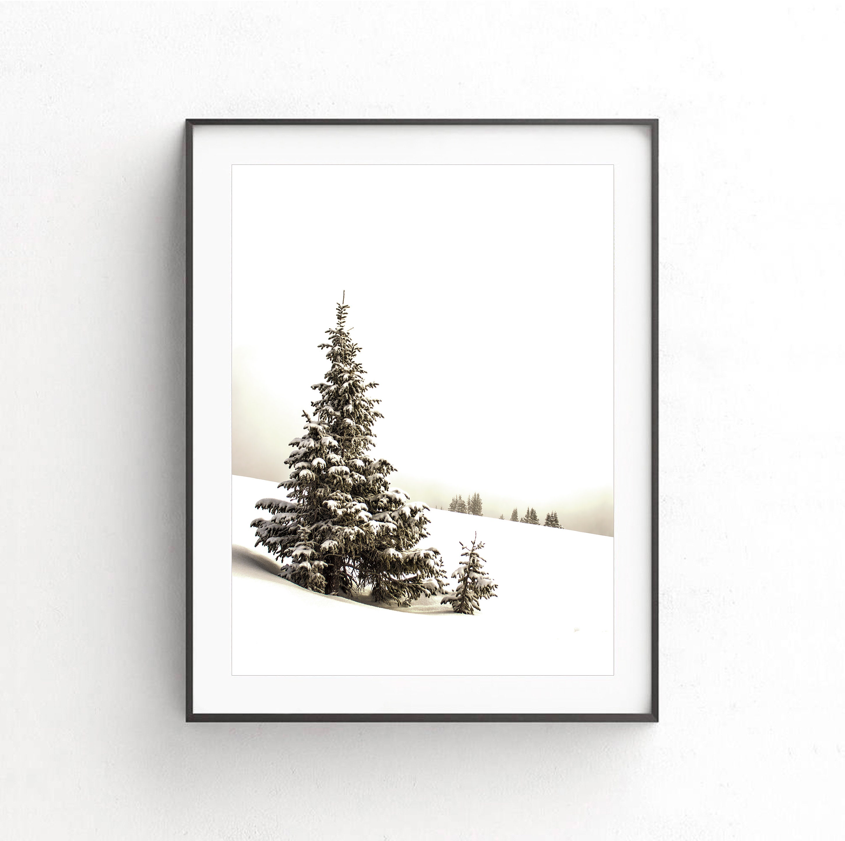 Winter Wall Art Christmas Wall Decor Winter Photography Snow | Etsy