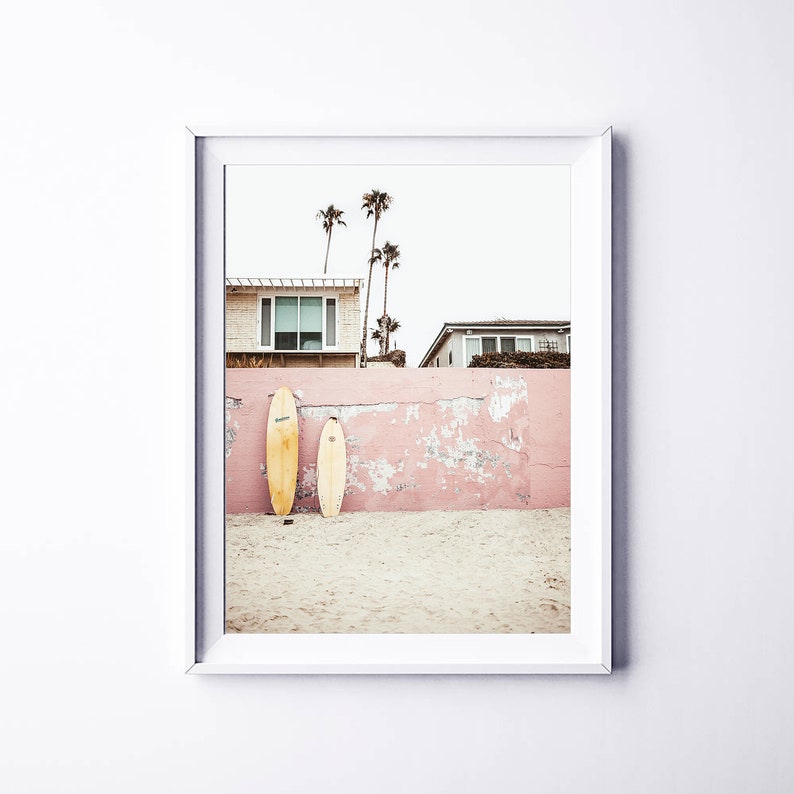 Surfing Print Surf Wall Art Boho Beach Print Surf Decor - Etsy