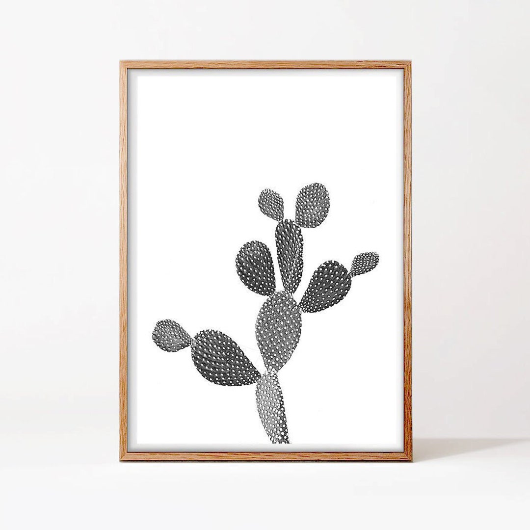 Cactus Print Cacti Wall Art Digital Download - Etsy
