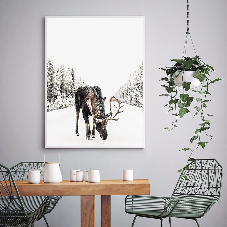 Christmas Wall Art, Winter Print, Winter Decor, Christmas Print, Nordic ...